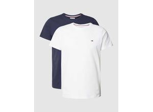 8720641120890 - Slim Fit T-Shirt mit Label-Stitching im 2er-Pack