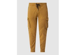 4059146408689 - Cargohose mit Label-Details Modell Twill