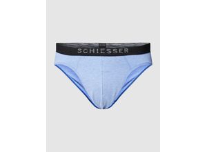 4007066220027 - Rio-Slip fein meliert aqua - Piqué für Herren 45678