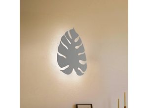 5901780559465 - Wandleuchte Monstera Blattform 3 x G9 Stahl beige