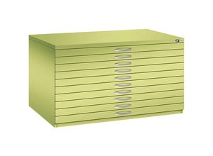 4067521478561 - CP 7200 Planschrank virdingrün 10 Schubladen 1350 x 960 x 760 cm