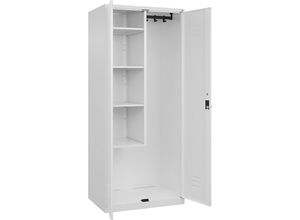 4067521357125 - Putzmittelschrank Classic PLUS 080100-02 S10012 verkehrsweiß 800 x 500 x 1850 cm aufgebaut 4067521357125 C+P-Möbel