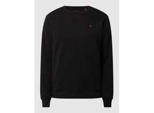 8719768962728 - G-STAR RAW Sweatshirt Rippbündchen Logo-Stickerei für Herren schwarz M