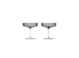 5704723028666 - - Ripple Champagnerglas (2er-Set) smoked grey