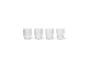 5704723103851 - Glas Ripple Small klar 60 ml Glas 4er-Set