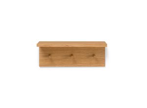 5704723286585 - Ablageregal Place Rack 45 cm lang Haken Holz