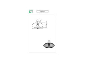 8019282541097 - Fassa Deckenleuchte E27 1X40W Metall Schwarz