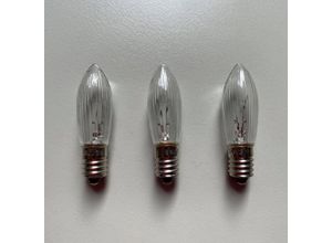 4260649062319 - E10 Riffelkerze Ersatzlampe 3er Außenlichterbögen