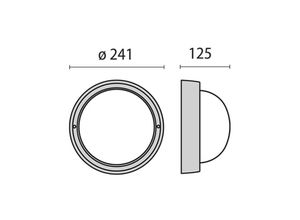 8018367614213 - Performance in Lighting LED-Wandleuchte Eko+26 LED 3000K weiß