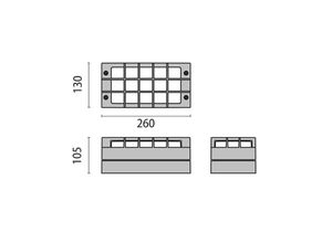 8018367613513 - Performance in Lighting LED-Außenwandleuchte Bliz LED Guard 3000K grau