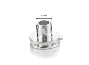 6410014501556 - GLOBAL Alunippel für Stromschienenadapter M 13 x 1