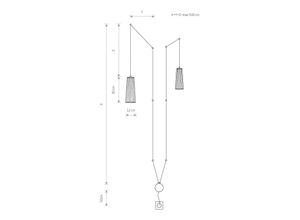 5903139926393 - Nowodvorski Lighting Wandleuchte Dover mit Stecker schwarz 2-flammig