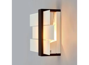 8033913238187 - Linea Light Wandleuchte Triad m Holz