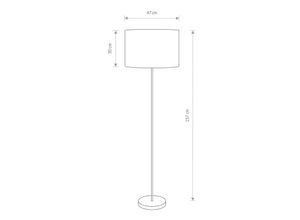 5903139898195 - Nowodvorski Lighting Stehleuchte Hotel ecru chrom