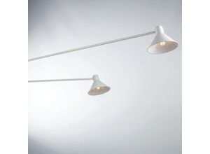 8031414884698 - Eco-Light Wandleuchte Duetto zweiflammig aus Metall weiß