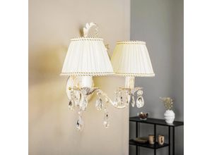 8030626518513 - Onli Lighting - Onli karen Wandlampe mit Schirm Elfenbein