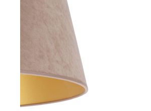 5903689185295 - Lampenschirm Cone Höhe 18 cm beige gold