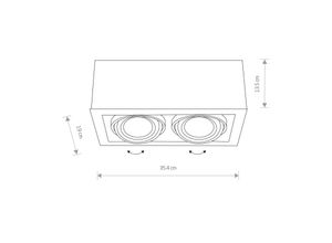 5903139947091 - Nowodvorski Lighting Downlight Box II zweiflammig schwarz