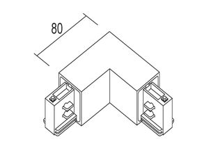 8019163103628 - 90°-Ecke Erde Außen für LKM quadro silber