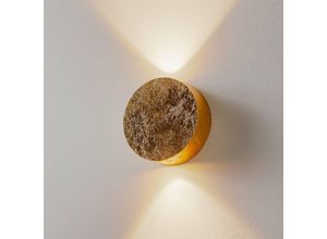 4011895388100 - Sunny - goldglänzende LED-Wandleuchte