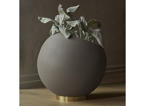 5704444073068 - - Globe Blumentopf Ø 37cm - taupe H 323cm x Ø 37cm für Innen- und Außenbereich geeignet