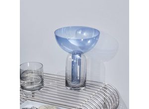 5704444072979 - Vase Torus blau Ø 25 cm Höhe 33 cm Glas