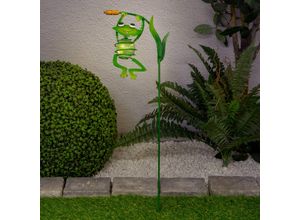 4003222884539 - Näve Leuchten LED-Solar Erdspieß FROSCH (Farbe grün)