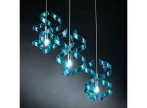 8058983362754 - Metallux Hängeleuchte Blue 3-flammmig