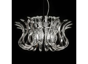 8058983360163 - Metallux Durchmesser 50 cm - Glas-Hängeleuchte Wave