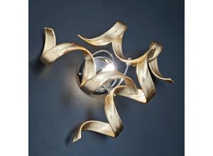 8058983362297 - Metallux Glänzende Wandleuchte Gold