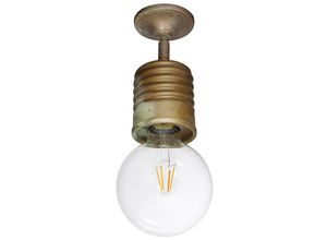 8021035014581 - Moretti Luce Wandleuchte Orti mit Gelenk messing antik