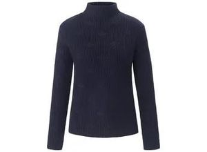 4061389642041 - PETER HAHN Strickpullover Damen Baumwolle marine