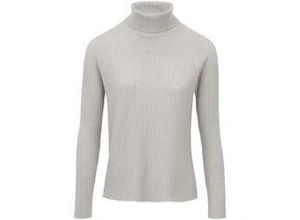 4061389088788 - Rollkragen-Pullover aus 100% Schurwolle-Merino grau 44