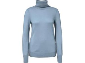 4061389232822 - Rollkragen-Pullover aus 100% Premium-Kaschmir Cashmere blau 44