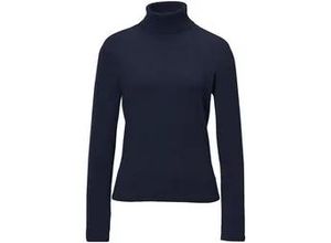 4061389316430 - Rollkragen-Pullover aus 100% Premium-Kaschmir Cashmere blau 36