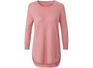 4061389954144 - Rundhals-Pullover aus Seide und Kaschmir Seide Kaschmir rosé 36