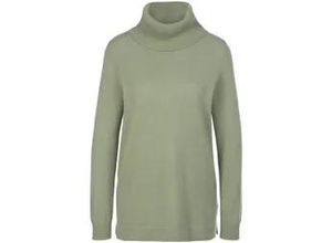 4065691323070 - Rollkragen-Pullover aus 100% Premium-Kaschmir Cashmere grün 36