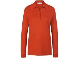 4065691319561 - Polo-Pullover Modell Pia Seide Kaschmir orange 36