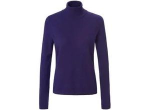 4061389957268 - Rollkragen-Pullover aus 100% Premium-Kaschmir Cashmere lila 38