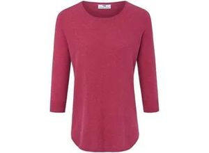 4061389120273 - Rundhals-Pullover aus Seide und Kaschmir Seide Kaschmir rot 36