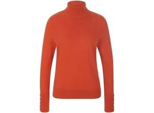 4061389924383 - Rollkragen-Pullover aus 100% SUPIMA®-Baumwolle orange 36