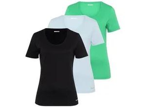 4065691394728 - Rundhals-Shirt im 3er-Set blau 36