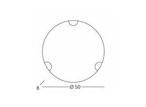 9008447353902 - Moon - Cottage Style Glas gemusterte Flush Deckenleuchte Antik Messing 3x E27 - Kolarz