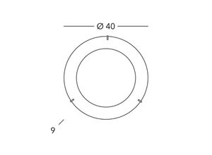 9008447299477 - KOLARZ Deckenlampe Serena goldfarben Ø 40 cm Metall Glas