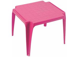 8009271009530 - Kindertisch 50x50 cm pink Vollkunststoff Monoblock stapelbar - Progarden