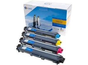 6939385944453 - Toner ersetzt Brother TN-241BK TN-245C TN-245M TN-245Y Kompatibel Kombi-Pack Schwarz Magenta Cyan Gelb 2500 Seiten 15016