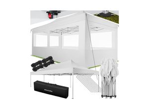 4061173031631 - tectake® Pavillon mit Aluminiumgestell wasserdicht und mit UV-Schutz inklusive Spannseile Heringe und Tragetasche