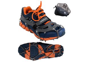 3838723432047 - Family Track His Schuhkrallen Eis Krallen Schuh Spikes Schnee Steigeisen Größe L (40-445)