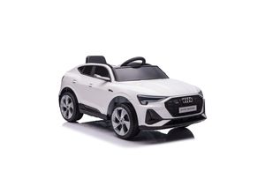 0718347225849 - Audi E-Tron Kinder Elekto auto Kinderauto Kinderfahrzeug Kinder Elektroauto weiß