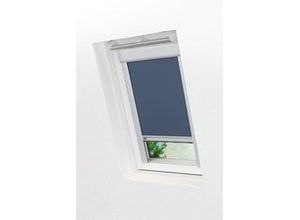 4057651522685 - Lysel - Qualitätsdachfensterrollo abdunkelnd dunkelblau Rollo geeignet für Velux Dachfenster FK06 (B x H) 4930cm x 9950cm in blau dunkelblau